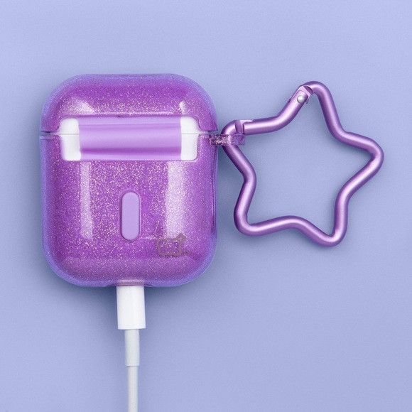 More Than Magic | Headphones | Airpod Hardshell Case Glitter Purple New ...